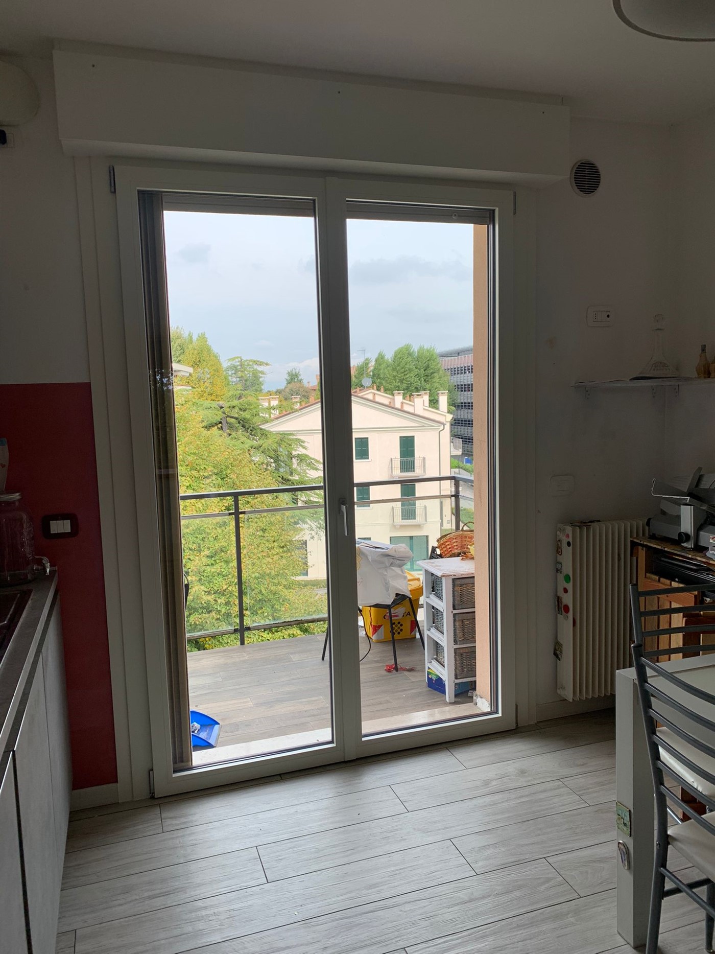 Serramenti in pvc prolux evolution; intervento di sostituzione con serramenti in pvc a Treviso